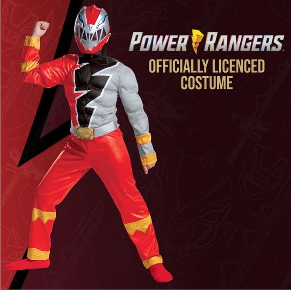 Costumes | Power Rangers Dino Fury Red Ranger Costume | Poshmark